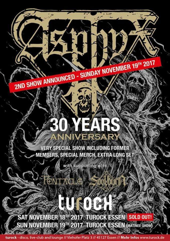 2nd show Asphyx / Soulburn / Pentacle – Pentacle